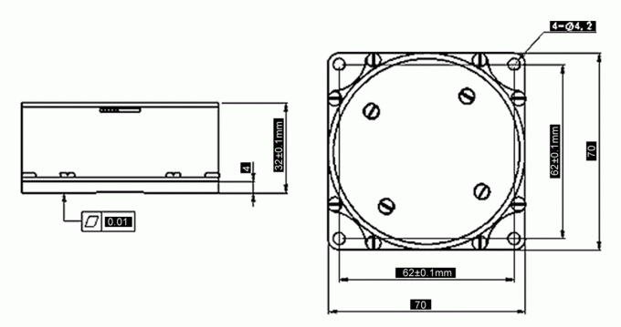 High Precision Fiber Single Axis Gyroscope Low Power Inertial