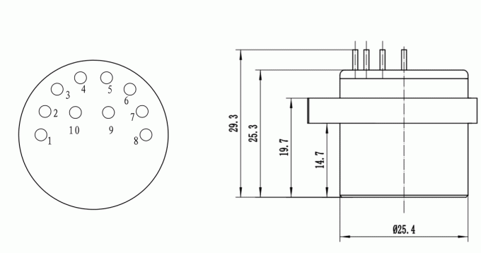High Stability Quartz Accelerometer , Single Axis Quartz Flexure Accelerometer