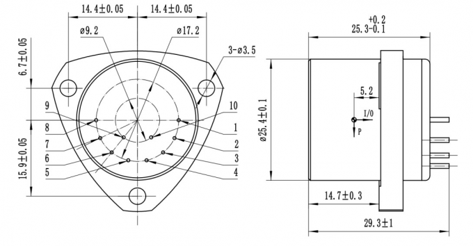 Single Axis Quartz Vibration Sensor for Oil Exploration