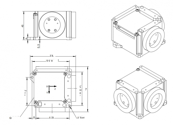Tactical Grade Three Axis High Precision Fiber Optic Gyroscope Inertial ...